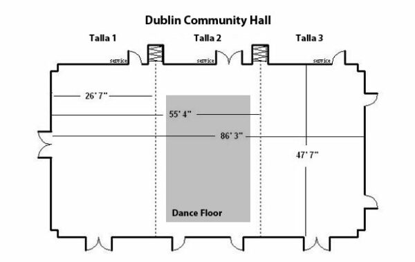 Community Hall Rental – City of Dublin, Ohio, USA