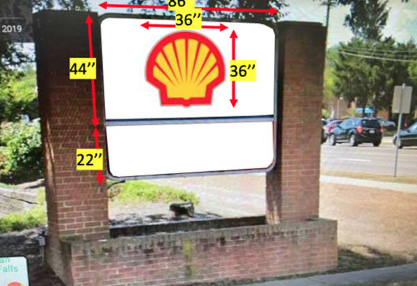 Shell Station Sign – City of Dublin, Ohio, USA