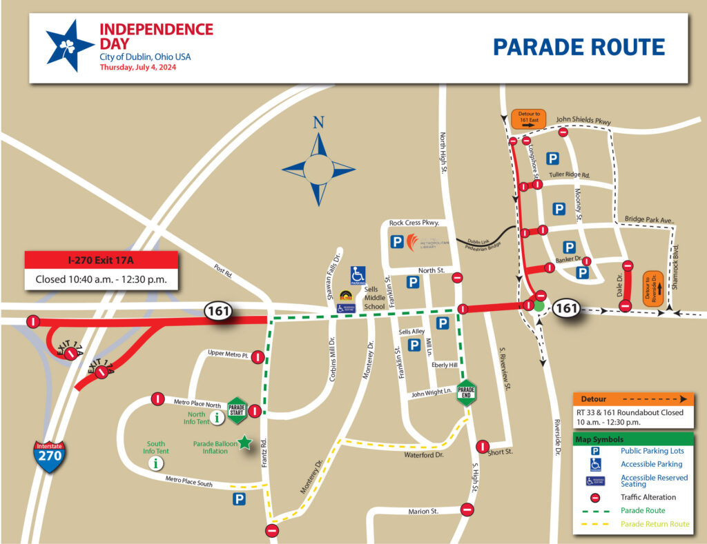 Independence Day Celebration Parade – City of Dublin, Ohio, USA
