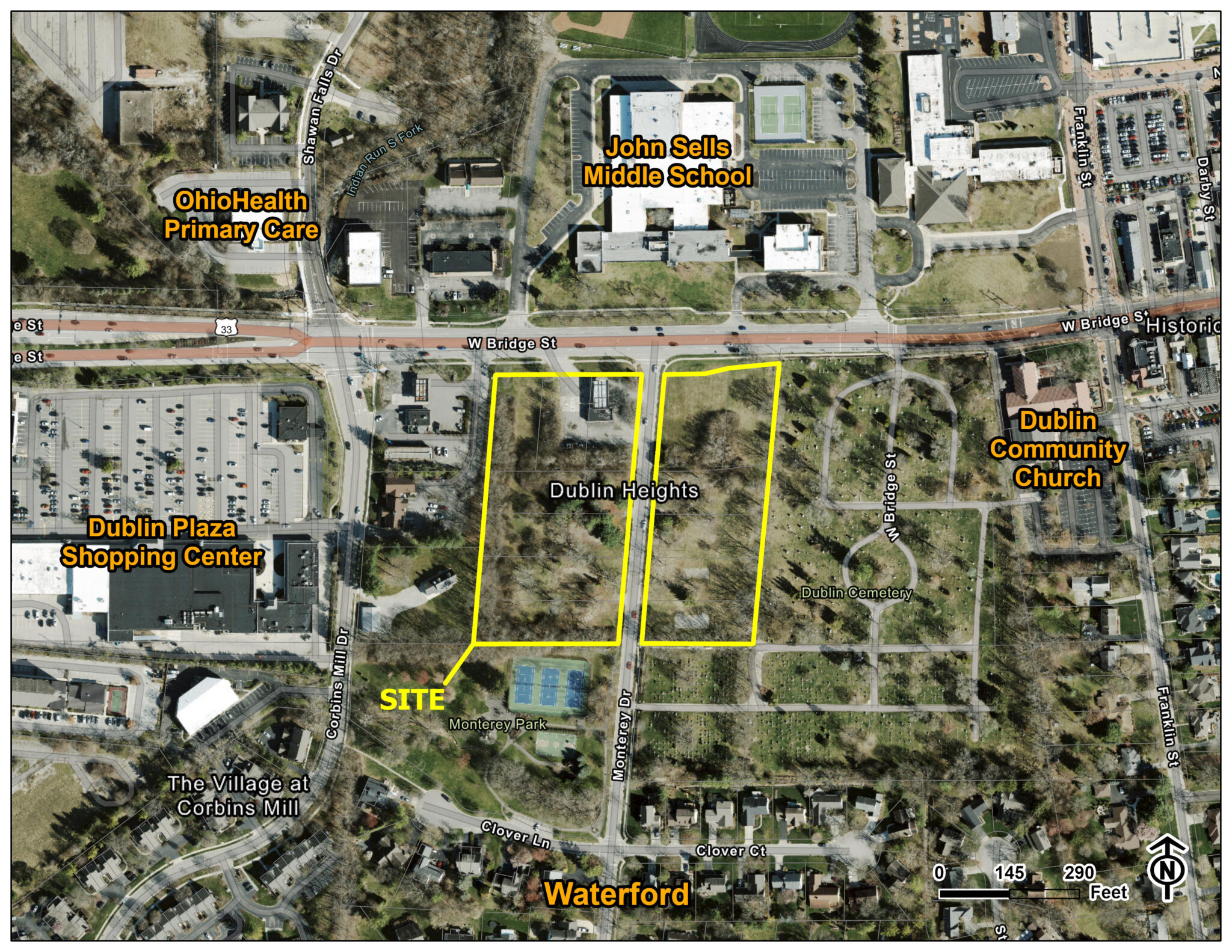 Monterey Drive Development – Concept Plan – City of Dublin, Ohio, USA