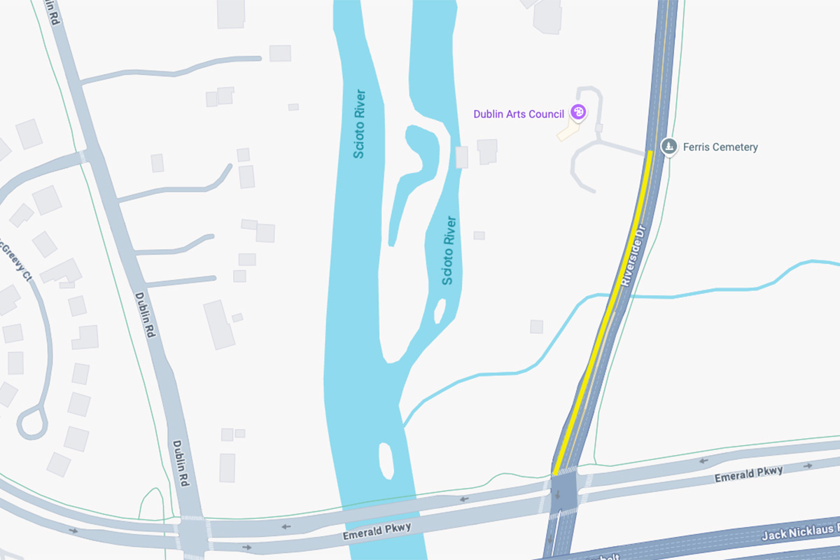 Riverside Drive Shared Use Path – City of Dublin, Ohio, USA