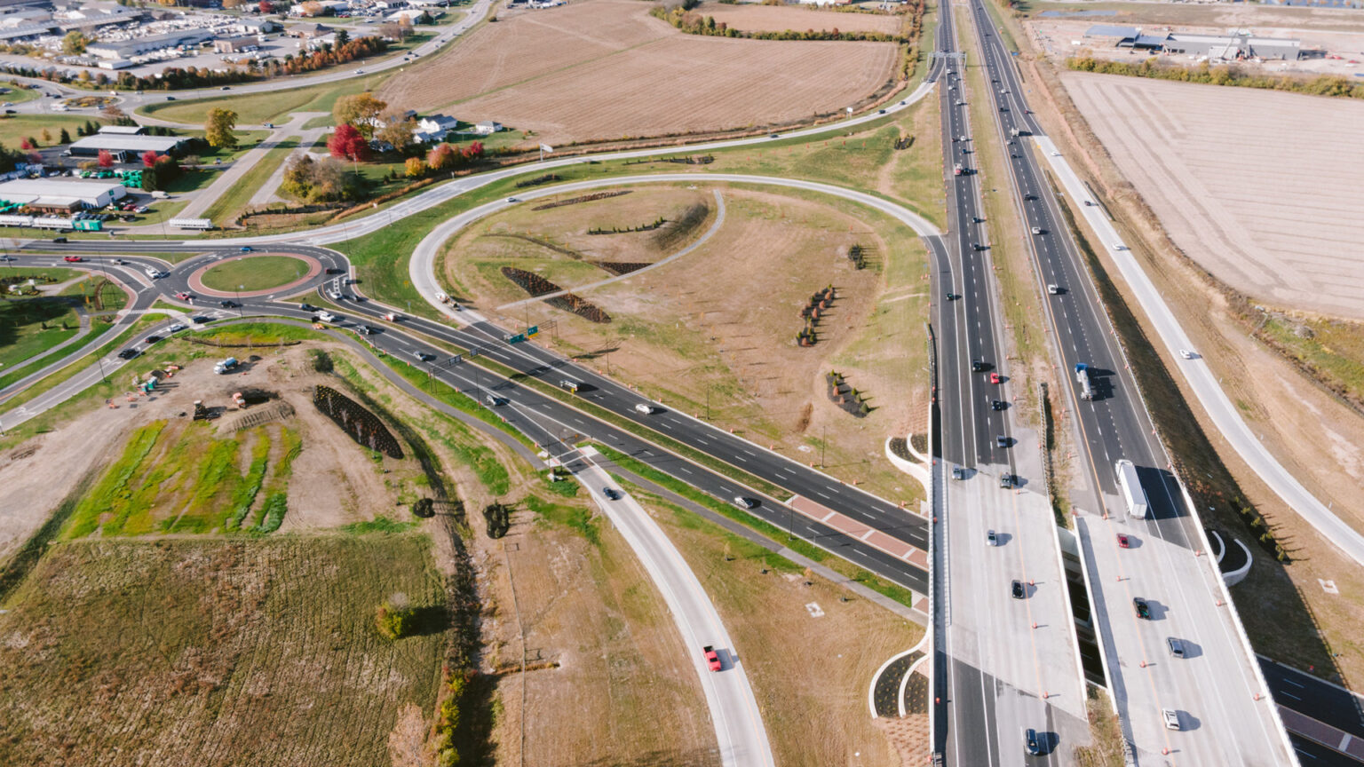 State Route 161/Post Road at U.S. 33 Project Finishes Construction ...